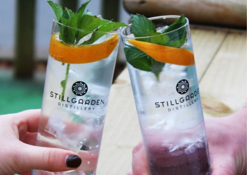 Gin School, distill you own gin, cocktails, tastings, food - Key Points