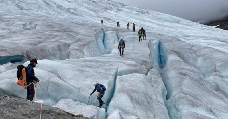 Glacier walk at Okstindbreen and Summit hike to Oksskolten - Key Points