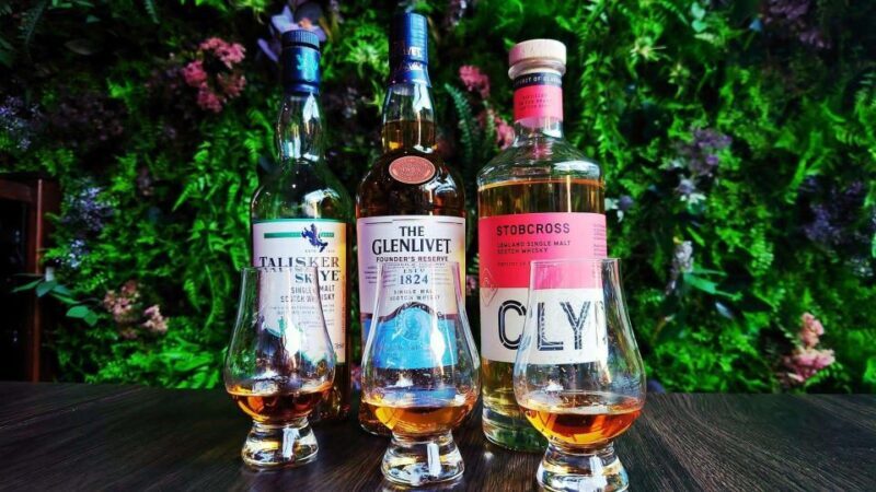 Glasgow: Whisky Flight at contemporary Scottish venue - An Authentic Taste of Scotland’s Whisky Heritage