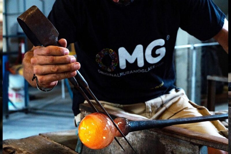 Glass Blowing Show Visit Murano Glass Factory & Showroom OMG - Budget and Value