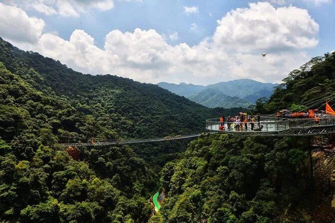 Glass Bridge and Water Falls Private Car Service from Guangzou - Key Points