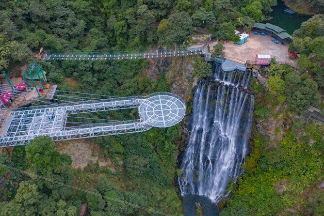 Glass Bridge Waterfall Ravine Underground River Cave Private Tour - Key Points