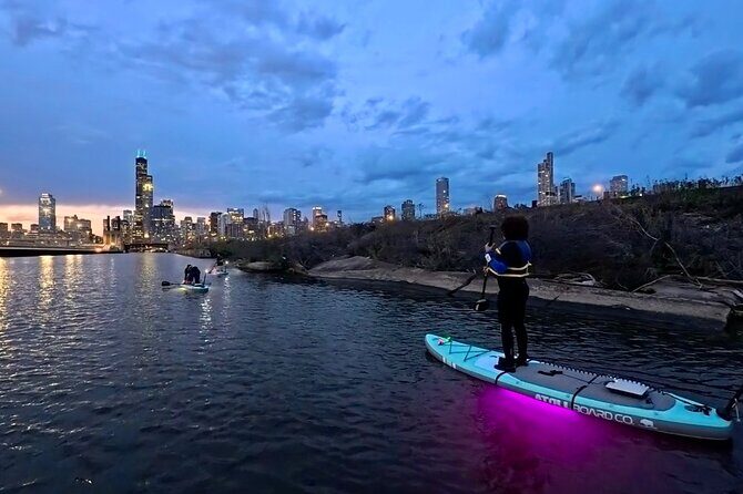 Glow and Glide Paddleboard Sunset Experience Chicago - Key Points
