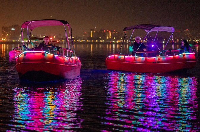 Glow Electric Boat night date experience in San Diego Bay - The Sum Up
