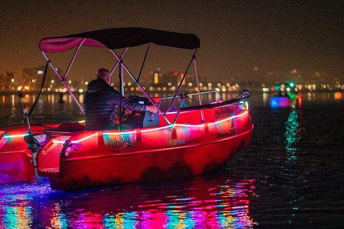 Glow Electric Boat night date experience in San Diego Bay - FAQ