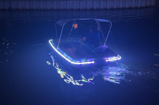 Glow In The Dark Pedal Boat Experience at Downtown OWA - The Scenic Views & Atmosphere