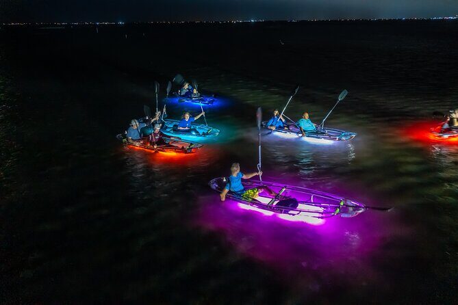 Glowing Kayak Tour Corpus Christi - North Padre Island - Key Points