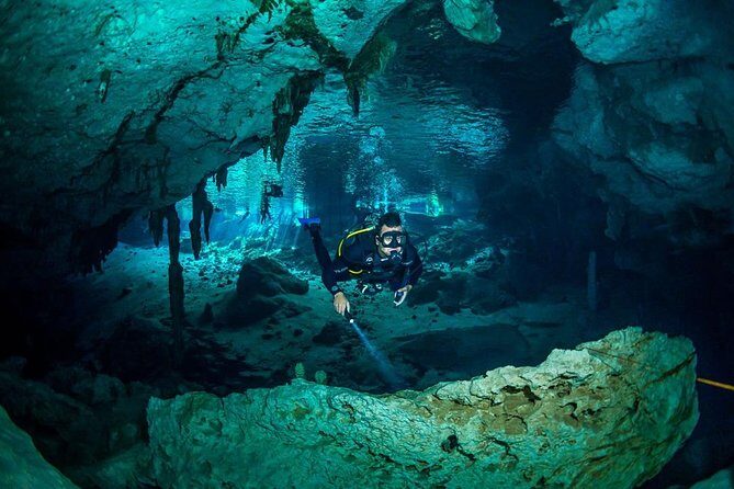 Go for 2 dives in cenote Dos ojos for certified divers - What to Expect in Terms of Time and Cost