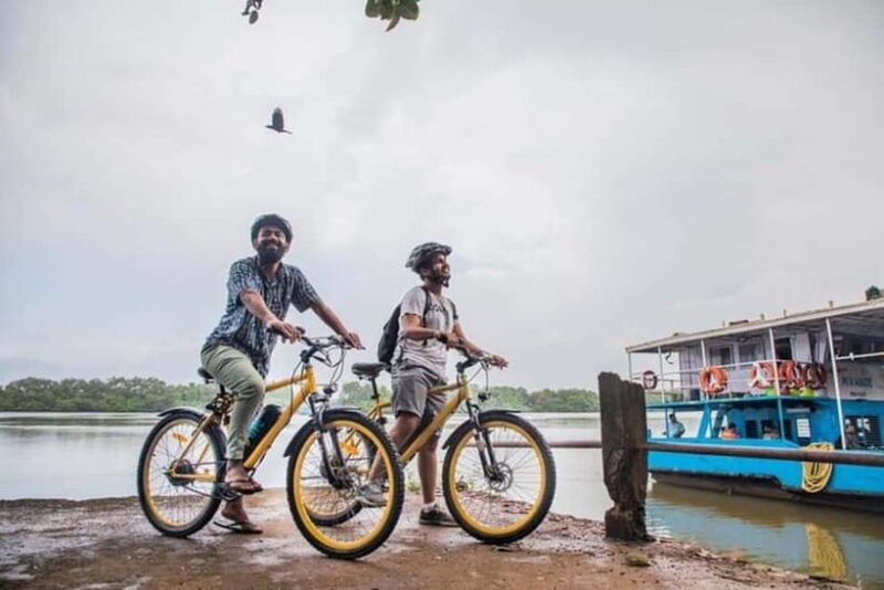 Goa: Divar Island E-Bike Tour with Backwater Cruise - Key Points