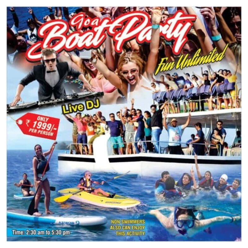 Goa: Mandovi River Cruise with Lunch and Watersports - Starting Point and Timing