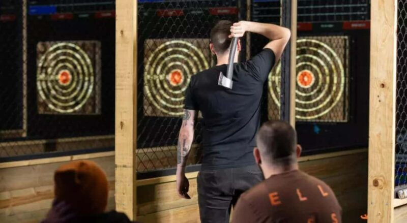 Gold Coast: Axe Throwing with Digital Targets - The Value of a 90-Minute Axe Throwing Session