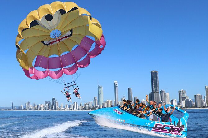 Gold Coast & Surfers Paradise - Parasail & V8 Jetboat Combo - The Parasailing Experience: Flying High Over Gold Coast