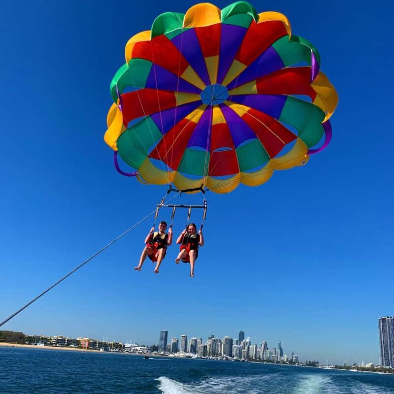 Gold Coast: Surfers Parasailing with Free Photos - FAQ