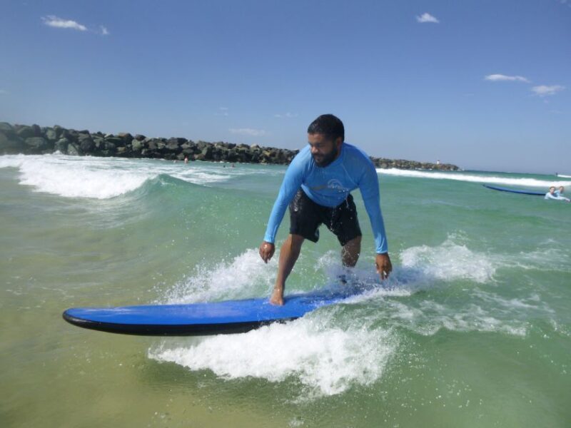 Gold Coast's Favourite Learn to Surf Lesson (Ages 13+) - An Authentic Surfing Experience on the Gold Coast
