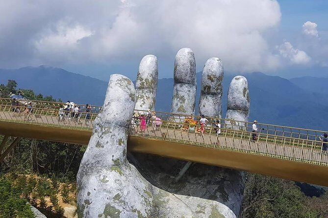 GOLDEN BRIDGE & BA NA HILL via Cable Car from HOTELS in HUE city ( Private Tour) - Key Points