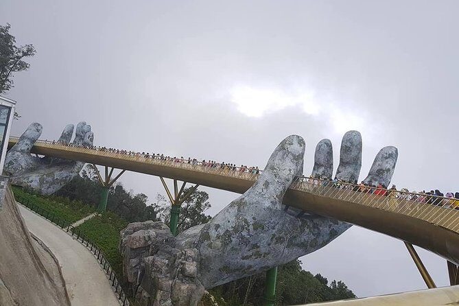 GOLDEN BRIDGE & BA NA HILL via Cable Car from HOTELS in HUE city ( Private Tour) - Journey Through Ba Na Hills: From Elevation to Excitement