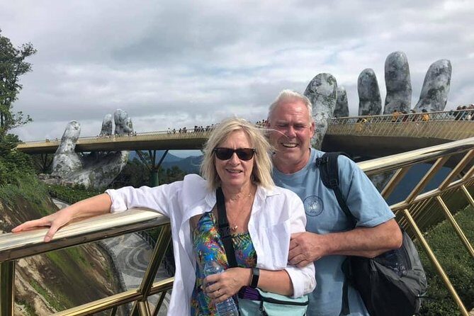 Golden Bridge-Monkey mountain-Dragon Bridge -Marble Mountain Fullday PrivateTour - The Iconic Dragon Bridge