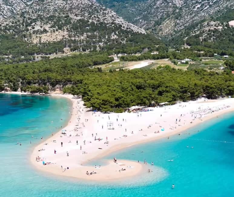 Golden Horn beach, Bol town, beach Vala Hrvaska restaurant - A Well-Rounded Tour of Bra Island