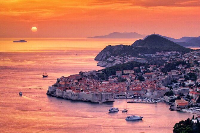 Golden hour SUNSET CRUISE from Dubrovnik Old Town - The Sum Up