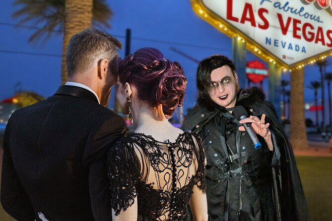Goth Wedding or Vow Renewal at Vegas Sign with Props and Photos - Why Consider This Experience?