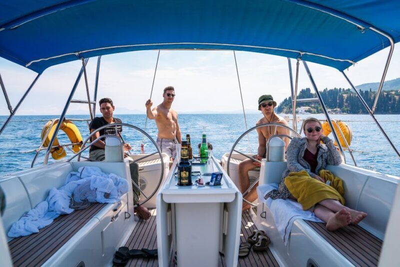 Gouvia: Corfu Island Sailing Trip with Snack and Soft Drinks - The Experience of a Skipper and Crew
