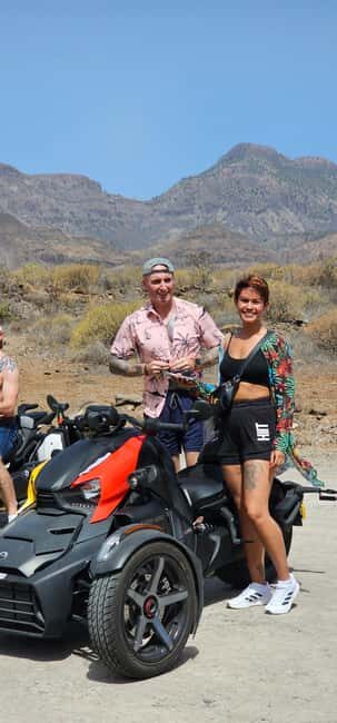 Gran Canaria: 3-WHEEL RYKER 2,5 HR TOUR -FREE PICKUP&DROPOFF - What to Expect from the Tour