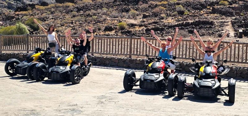 Gran Canaria: 3-WHEEL RYKER 3 HOUR TOUR -FREE PICKUP&DROPOFF - Key Points