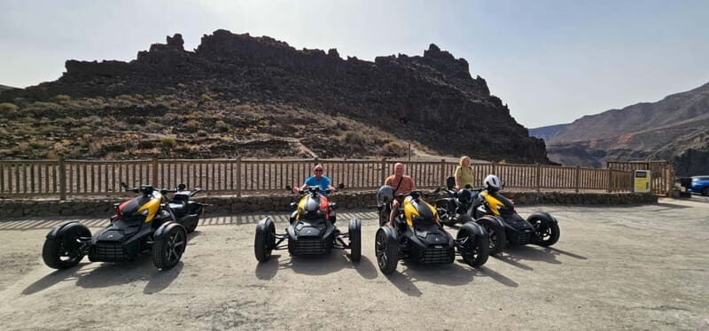 Gran Canaria: 3-WHEEL RYKER 3 HOUR TOUR -FREE PICKUP&DROPOFF - What to Expect: The Experience in Detail
