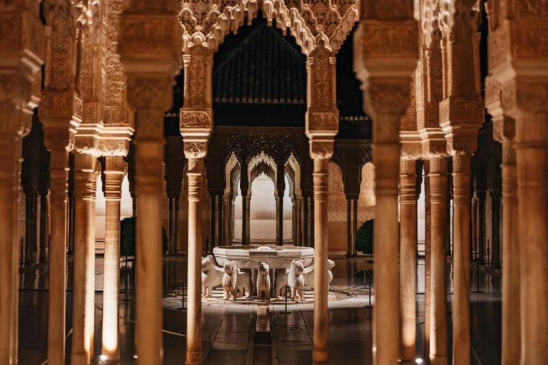 Granada: Alhambra and Nasrid Palaces Guided Tour at Night - The Experience in Detail