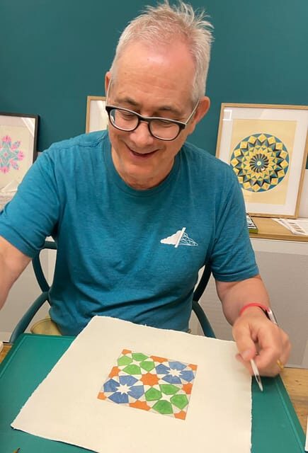 Granada: Draw and paint designs of the Alhambra - Key Points