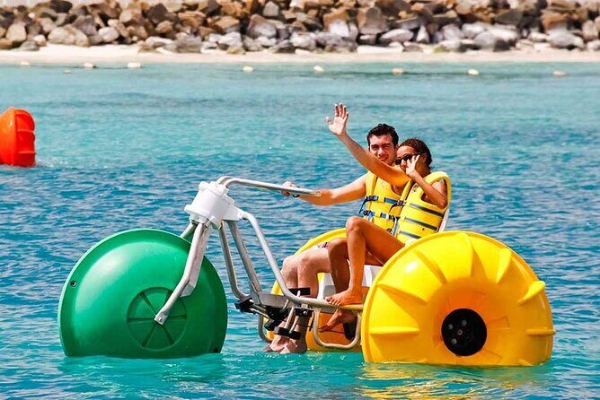 Grand Anse Beach Water Bikes - The Scenic and Social Aspects