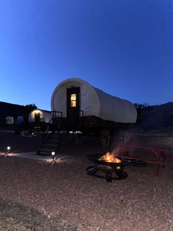 Grand Canyon Glamping Ranch Overnight w/Helicopter & Skywalk - Key Points