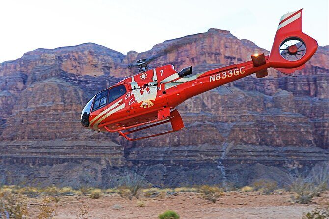 Grand Canyon West Helicopter Tour with VIP Skywalk and Boat Ride - Key Points