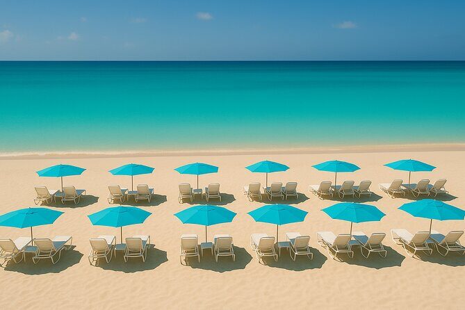 Grand Cayman Beach Day All Day Chairs Umbrella & Snorkelling - Key Points
