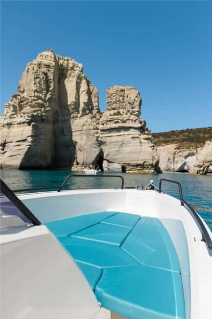 Grand Milos Adventure: Private Cruise Rental with Skipper - The Experience at a Glance