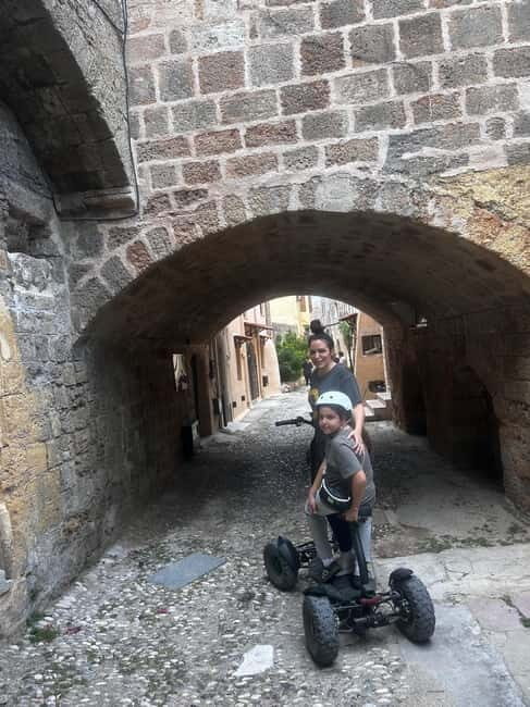 Grand Route in Rhodes With a Small ATV - Key Points
