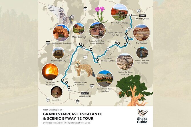 Grand Staircase and Scenic Byway 12 Self-Guided Audio Tour - In-Depth: What to Expect at Each Stop
