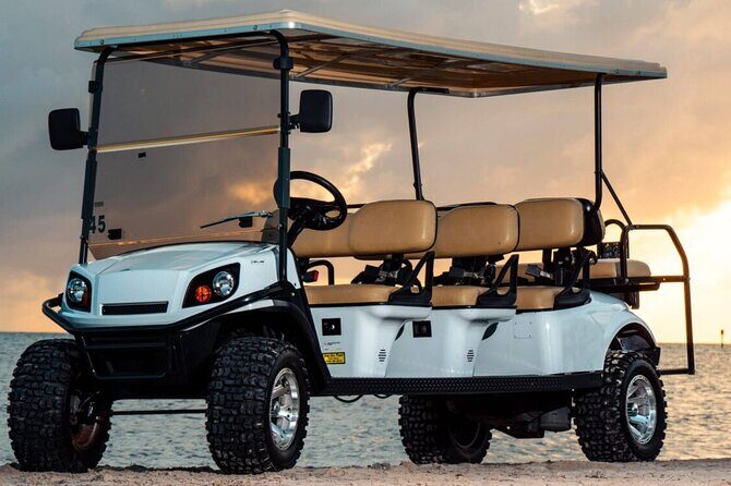 Grand Turk 6 Seater Golf Cart for Island Exploration - Key Points