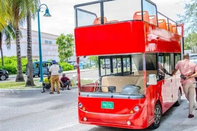 Grand Turk; Bus Tram Tour w/ Lunch & Beach Stop - Key Points