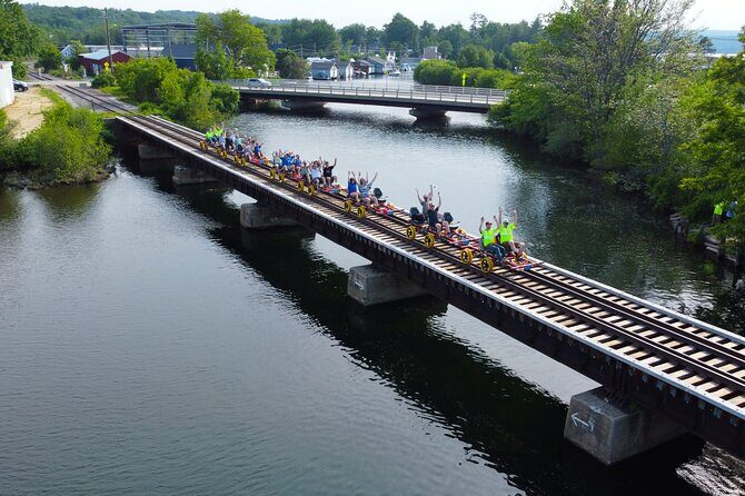 Granite State Rail Bikes - The Itinerary: From Historic Station to Lakeside and Back