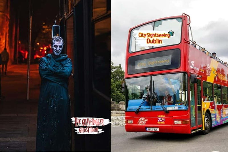 Gravedigger Ghost Tour in + City 24hr Sightseeing Dublin - Key Points