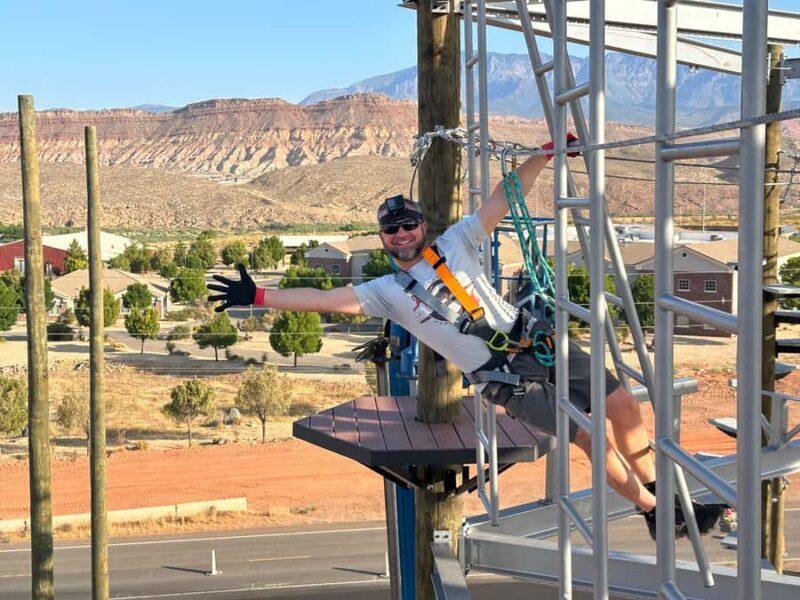 Greater Zion: Adventure Tower Ropes Course 2-Hour Pass - Key Points