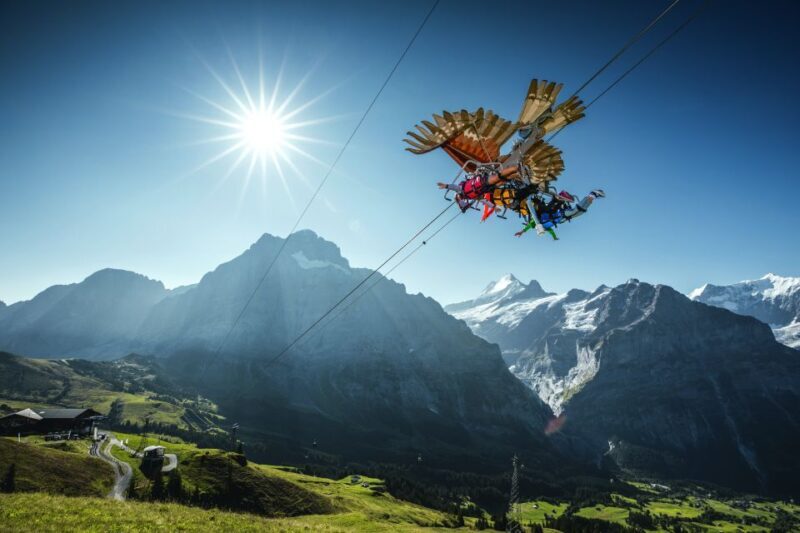 Grindelwald Gondola Ride to Mount First - The Ride Up: Scenic and Serene