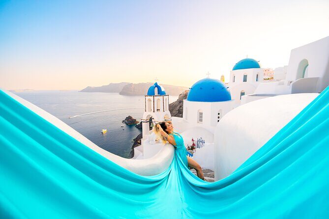 GROUP FLYING DRESS PHOTOSHOOT in Santorini - Who Will Enjoy This Experience?