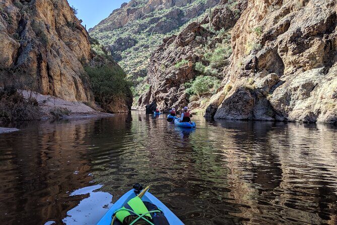 Guided 2.5 Hours Kayaking & Paddle Boarding on Saguaro Lake - FAQ
