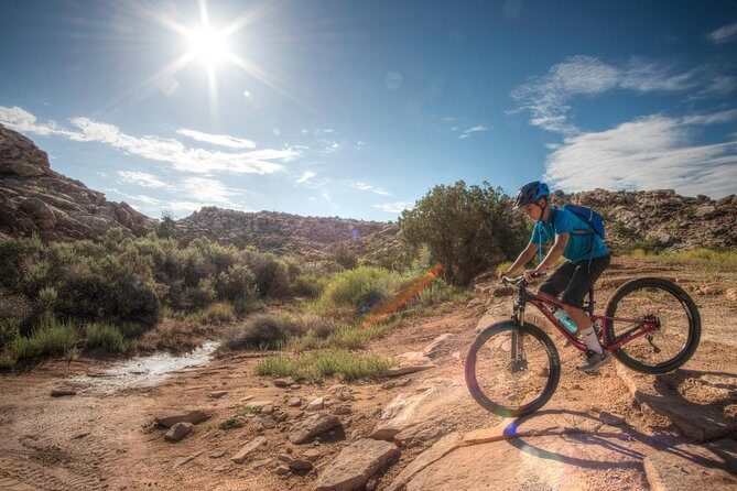 Guided E-Mountain Biking Tour (Klondike Bluff Trail) - Key Points