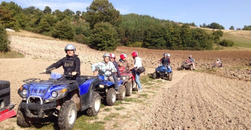 Guided quad tour with aperitif in the wood - Key Points