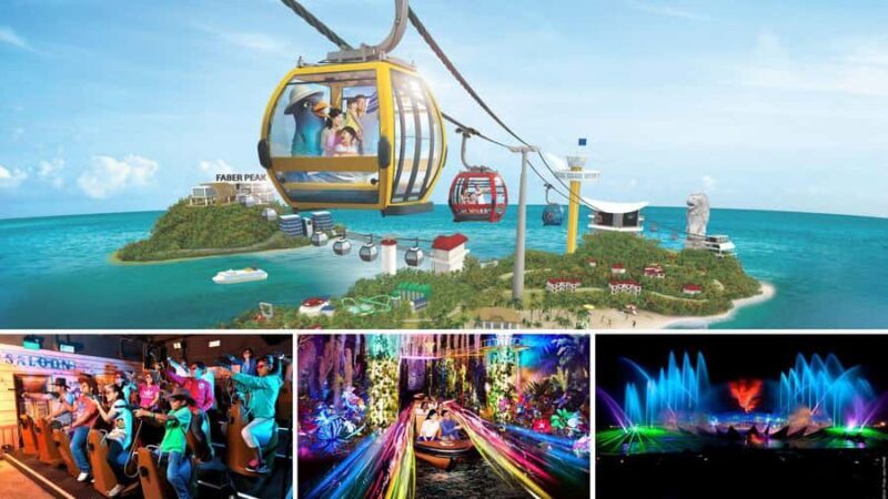 Guided Sentosa Island Tour with CableCar & Wing Of Time Show - An In-Depth Look at the Tour Itinerary
