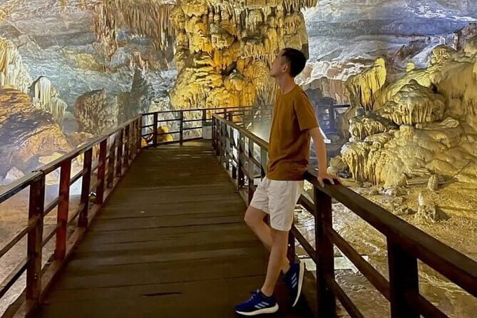 Guided Tour in Phong Nha and Paradise Caves with Transportation - Key Points