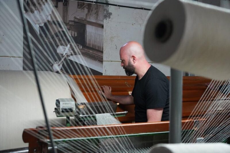 Guided tour of our textile laboratory and practical test - Exploring Apulia’s Textile Heritage